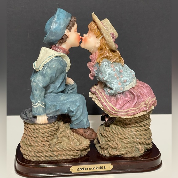 Accents | 75 Tall Meerchi Boy And Girl Kissing Figurine T46 | Poshmark